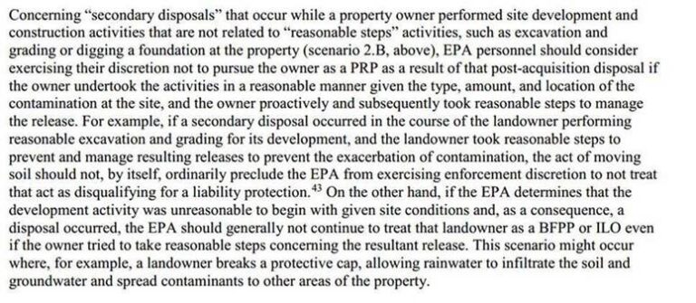 EPA Issues Revised Comprehensive Environmental Response, Compensation ...