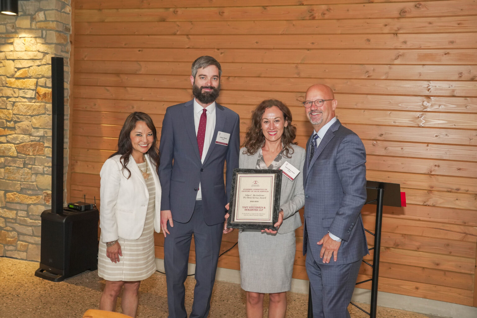 Taft Receives ISBA John C. McAndrews Pro Bono Service Award | News ...